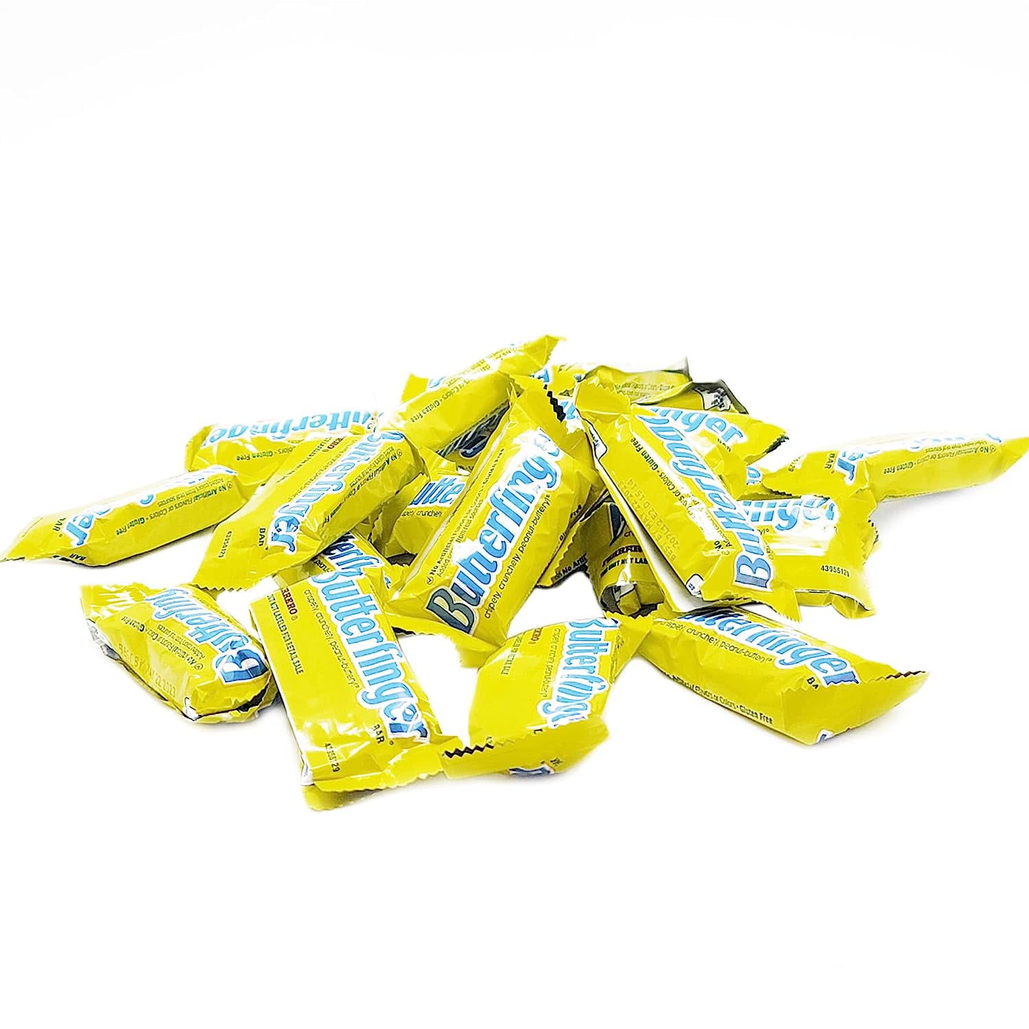 Butterfinger Fun Sized Chocolate Bars | 5 LB Resealable Stand Up Candy ...