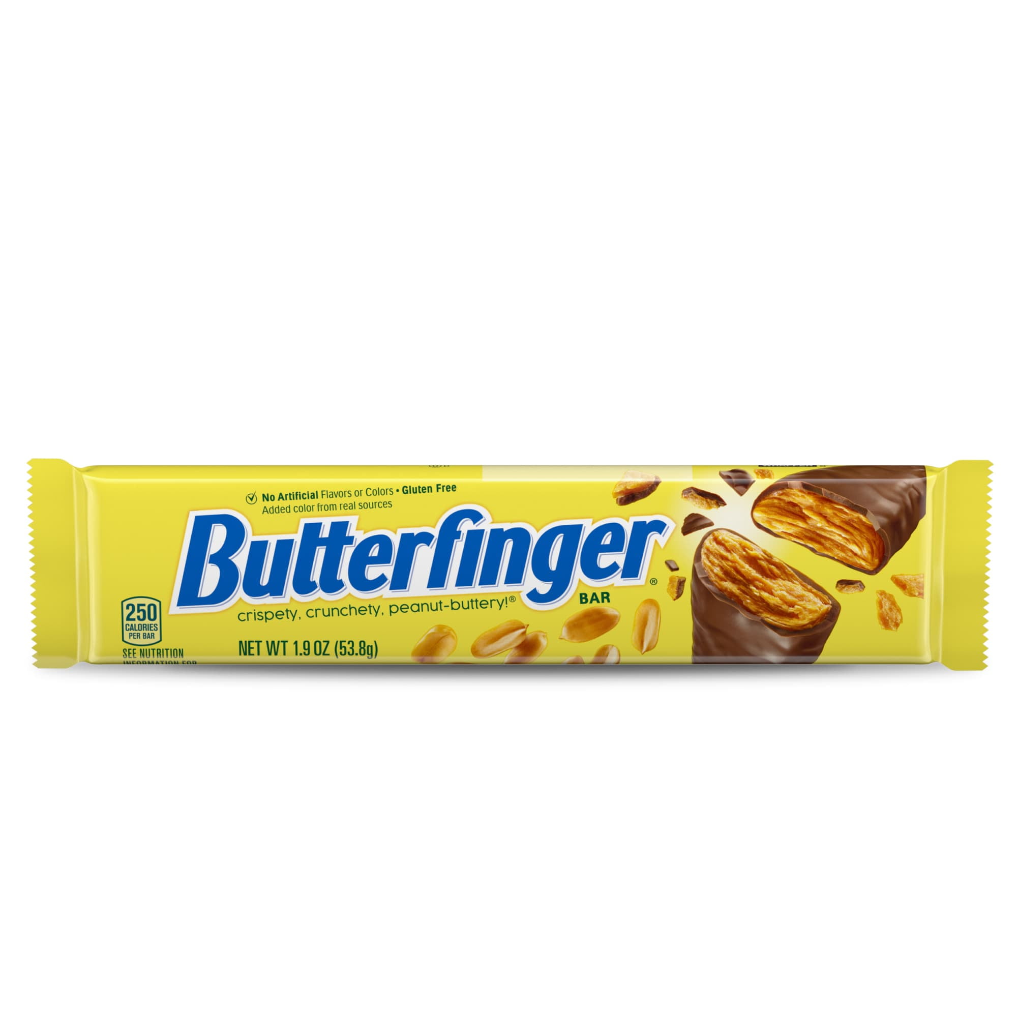Fun Butterfinger Peanut-Buttery Chocolate Candy Bars, 1.9 oz ...