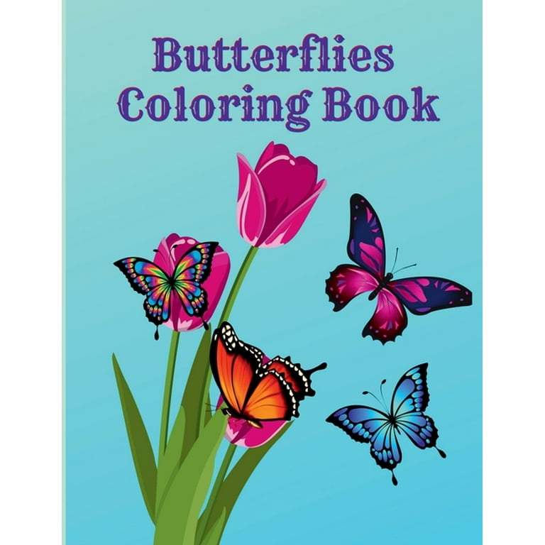 butterfly coloring pages for teenagers