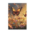 Butterflies Flower Garden Flag Double Sided 12 x 18/28 x 40 Inch Yard ...