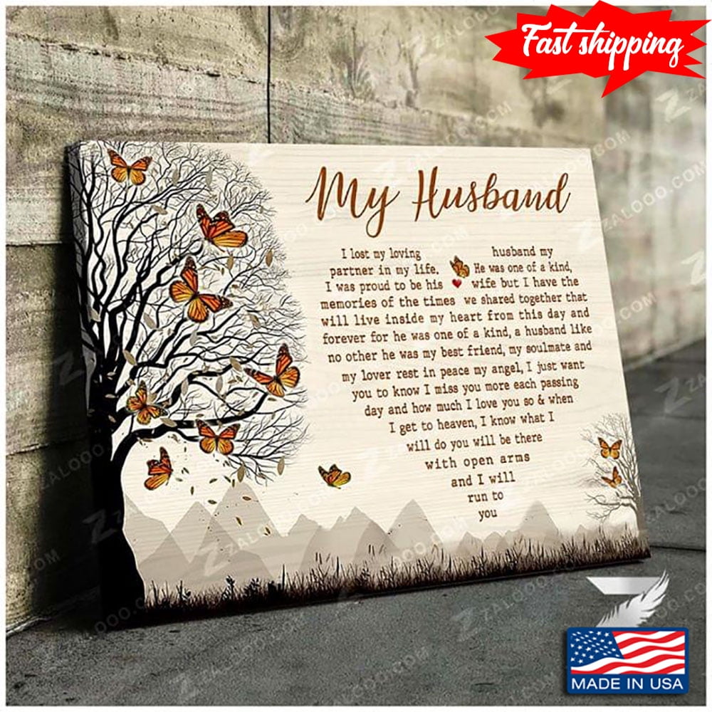 Butterflies Flying Around Tree My Husband I Lost My Loving Husband My ...