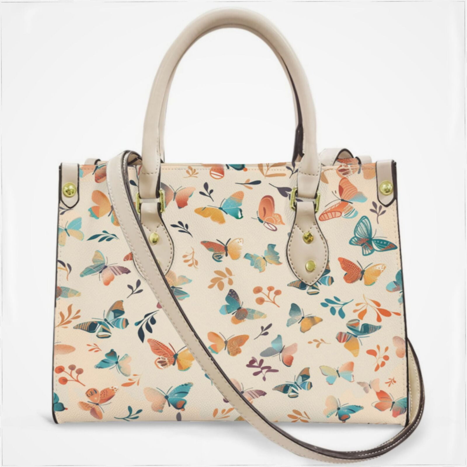 Butterflies In Spring Cross Body Bags For Women Small Leather Female ...