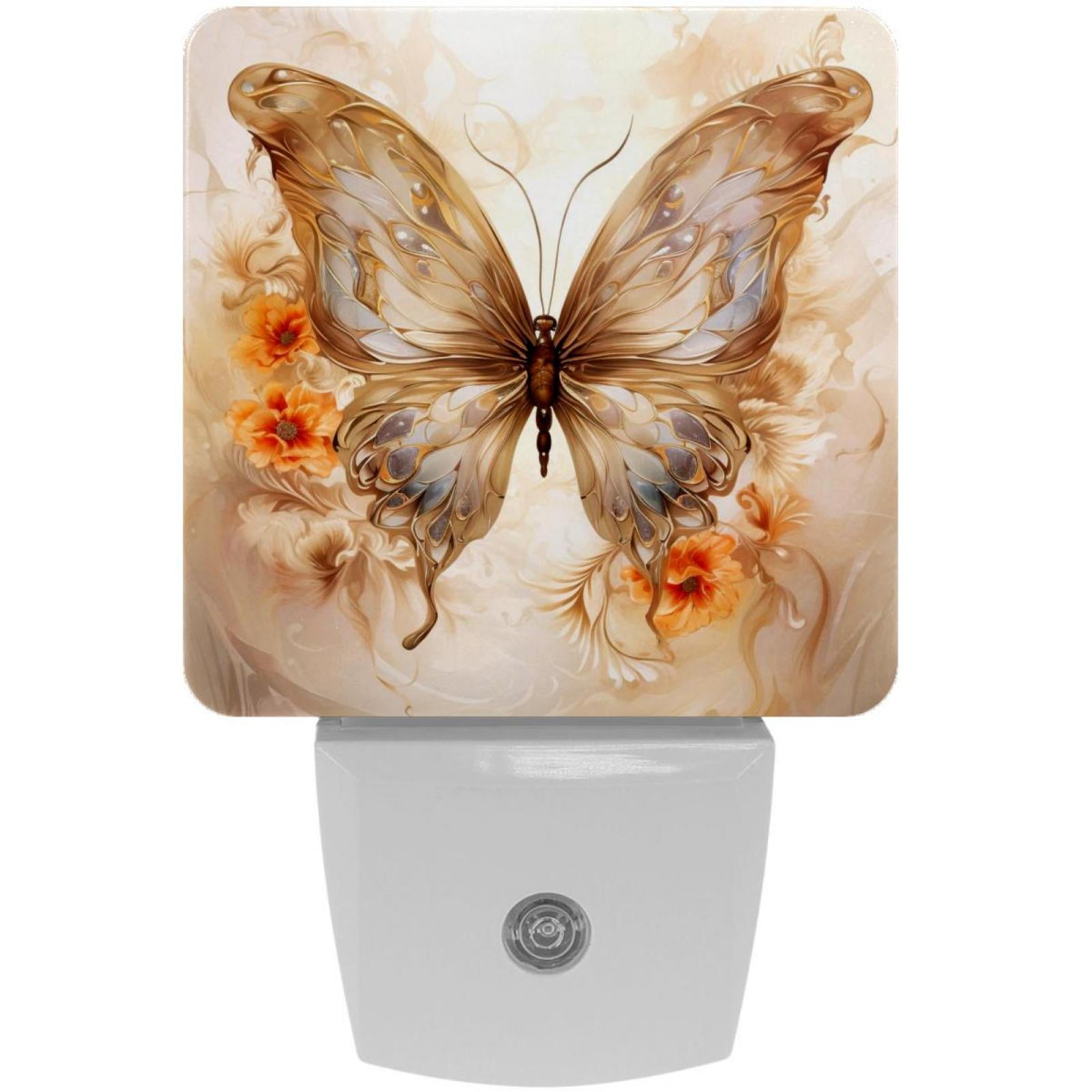 Butterflies LED Square Night Light - Energy Efficient and Stylish ...