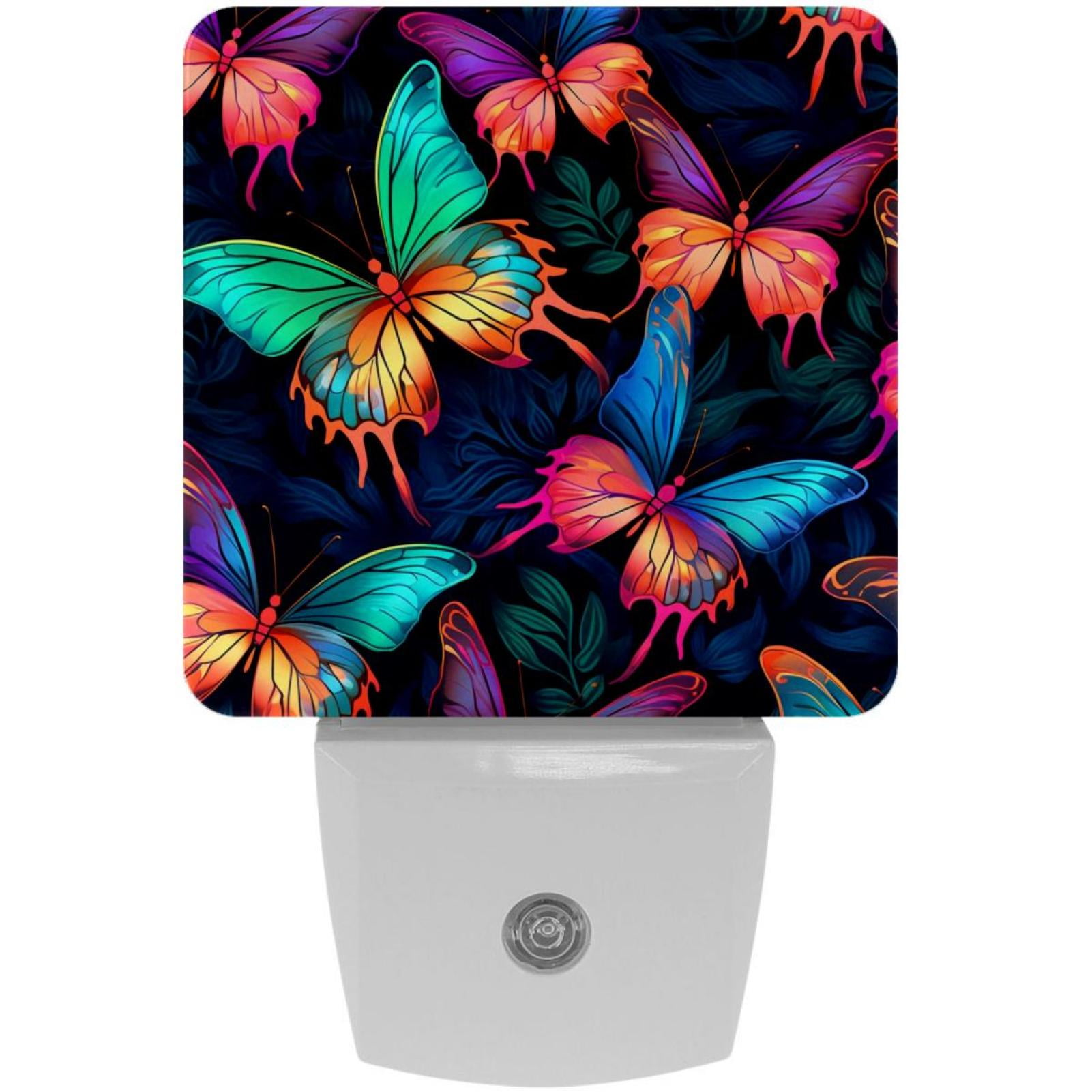 Butterflies LED Square Night Lights: Compact and Energy-Efficient ...