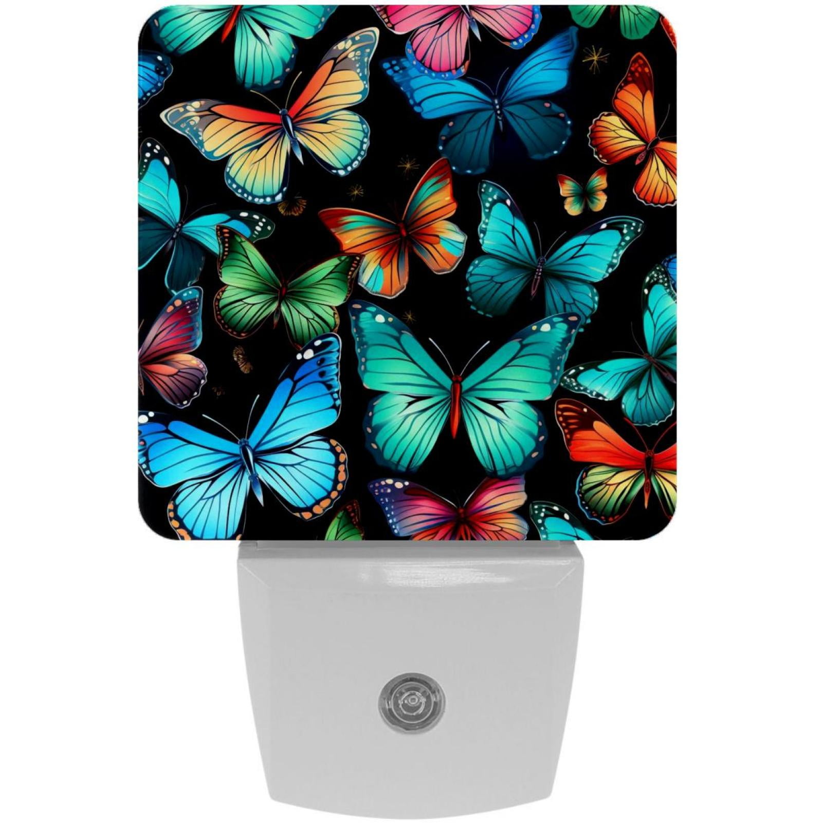 Butterflies LED Square Night Lights: Compact and Energy-Efficient ...