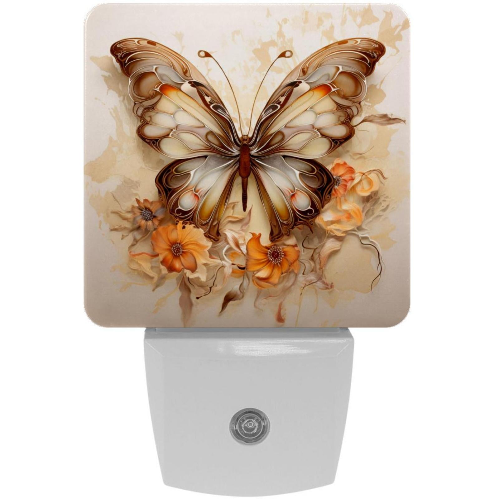 Butterflies LED Square Night Lights - Compact and Multifunctional ...