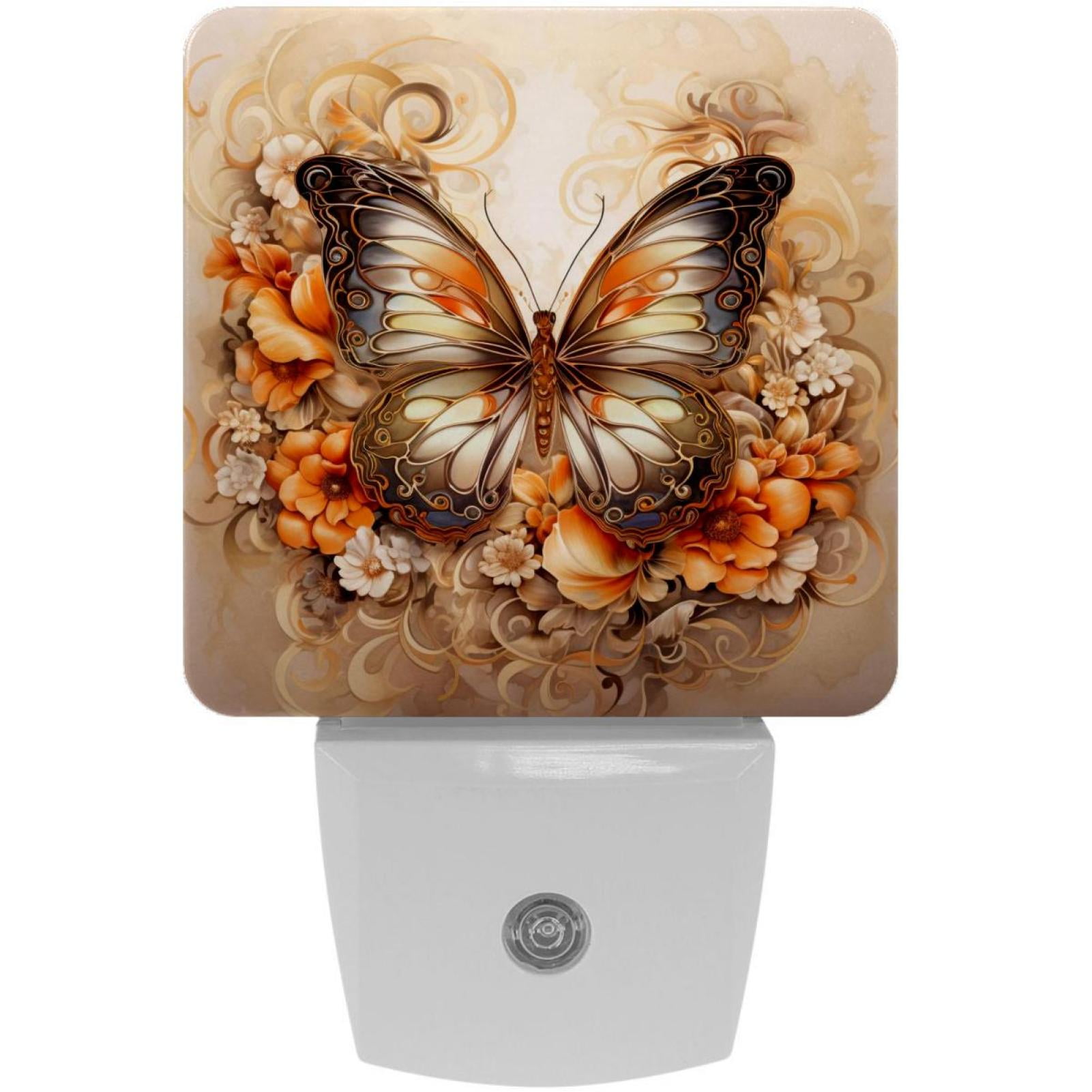 Butterflies LED Square Night Lights - Energy Efficient and Contemporary ...