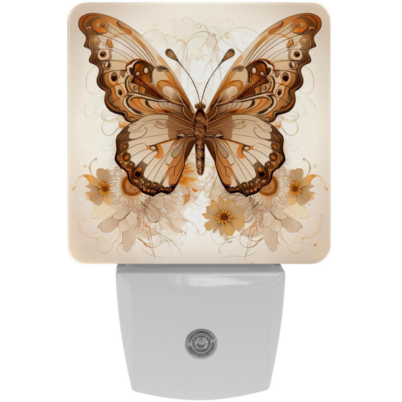 Butterflies LED Square Night Lights - Energy Efficient & Elegant ...