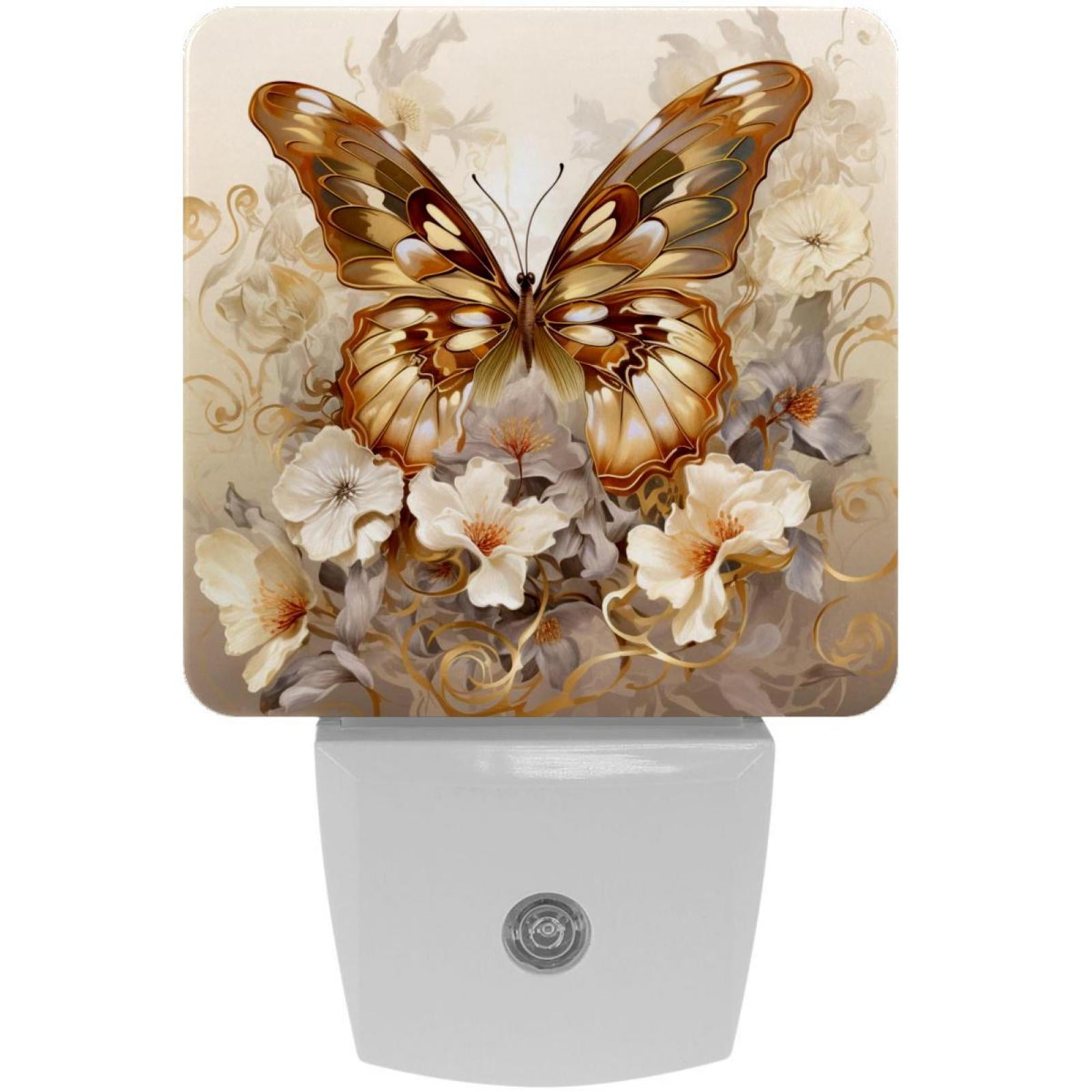Butterflies LED Square Night Lights- Modern and Energy Efficient ...
