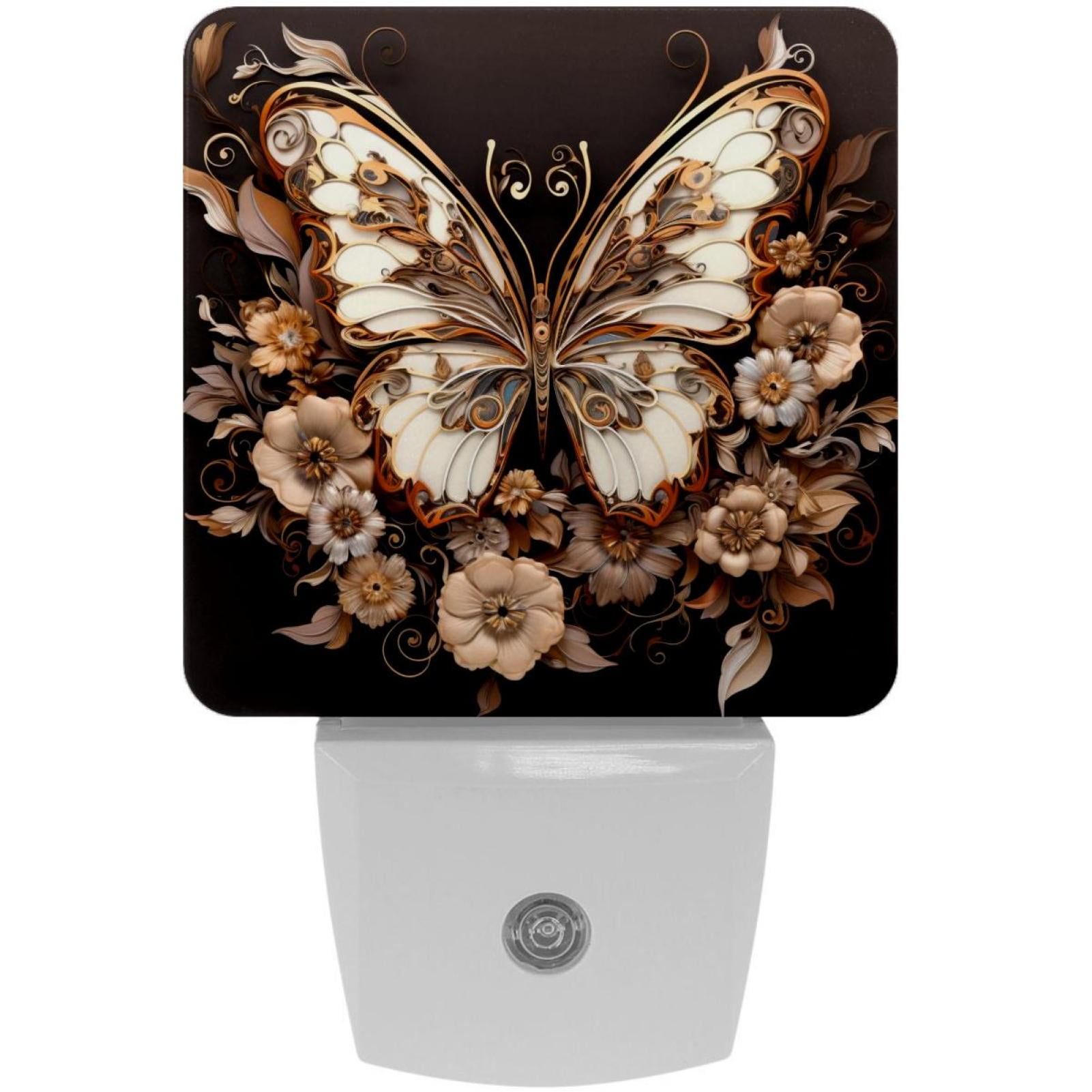 Butterflies LED Square Night Lights - Stylish and Energy-Efficient ...