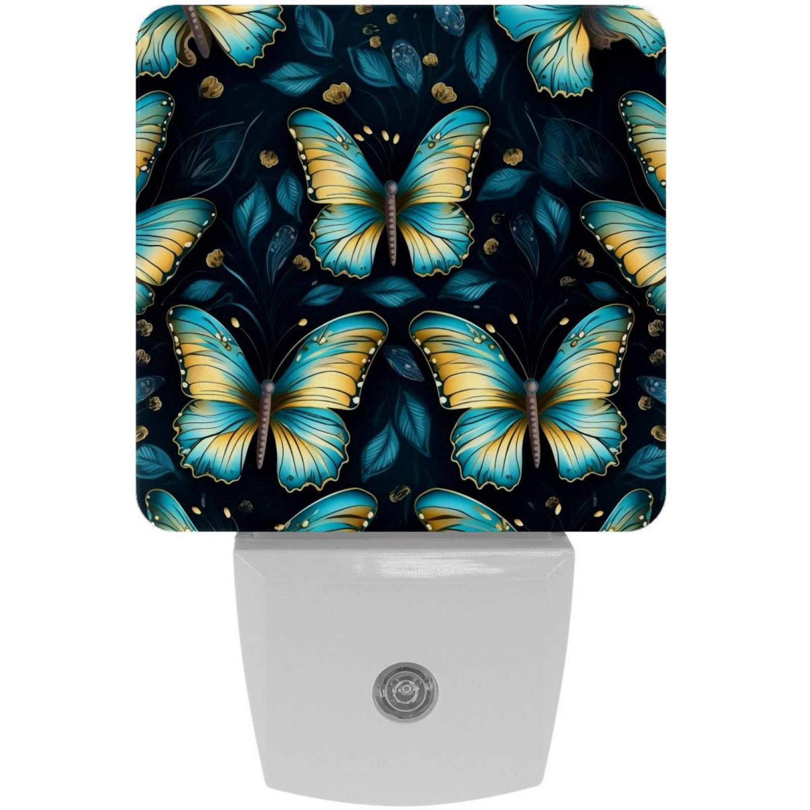 Butterflies LED Square Night Lights - Stylish and Functional Nightlight ...