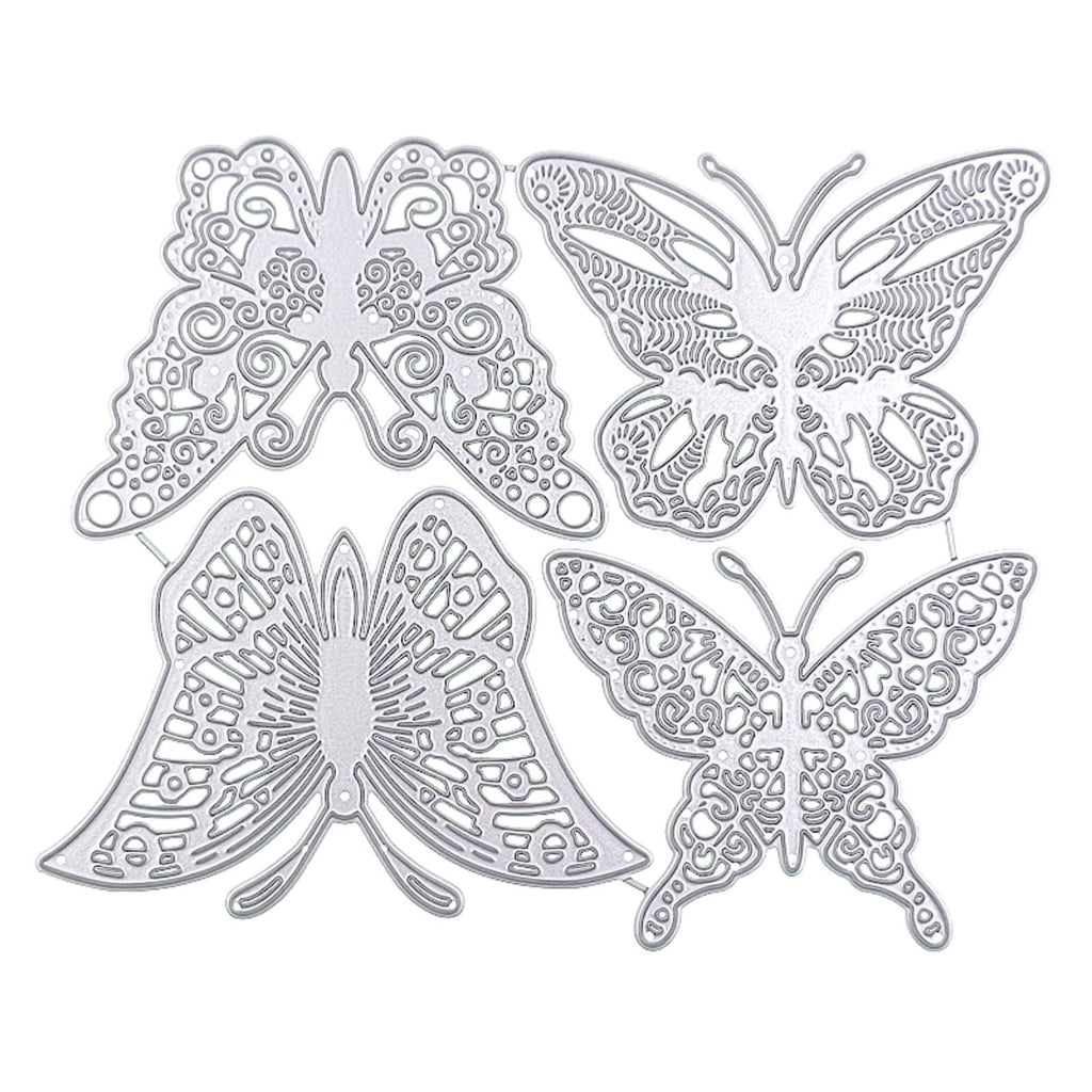 Butterflies Metal Cutting Dies Card Embossing DIY Photo Album Template ...