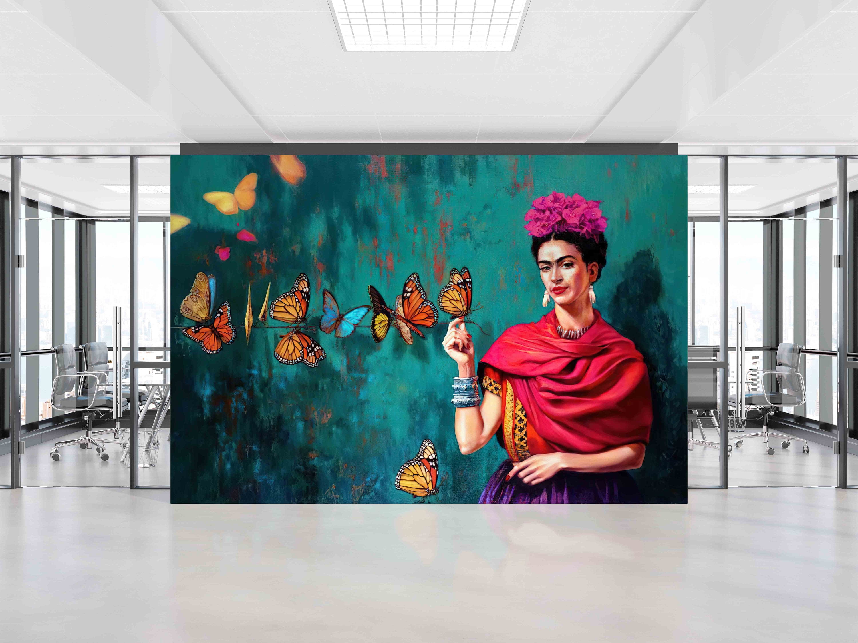 Butterflies Mural, Colorful Wall Poster, 3d Wallpaper, Wallpaper Wall ...