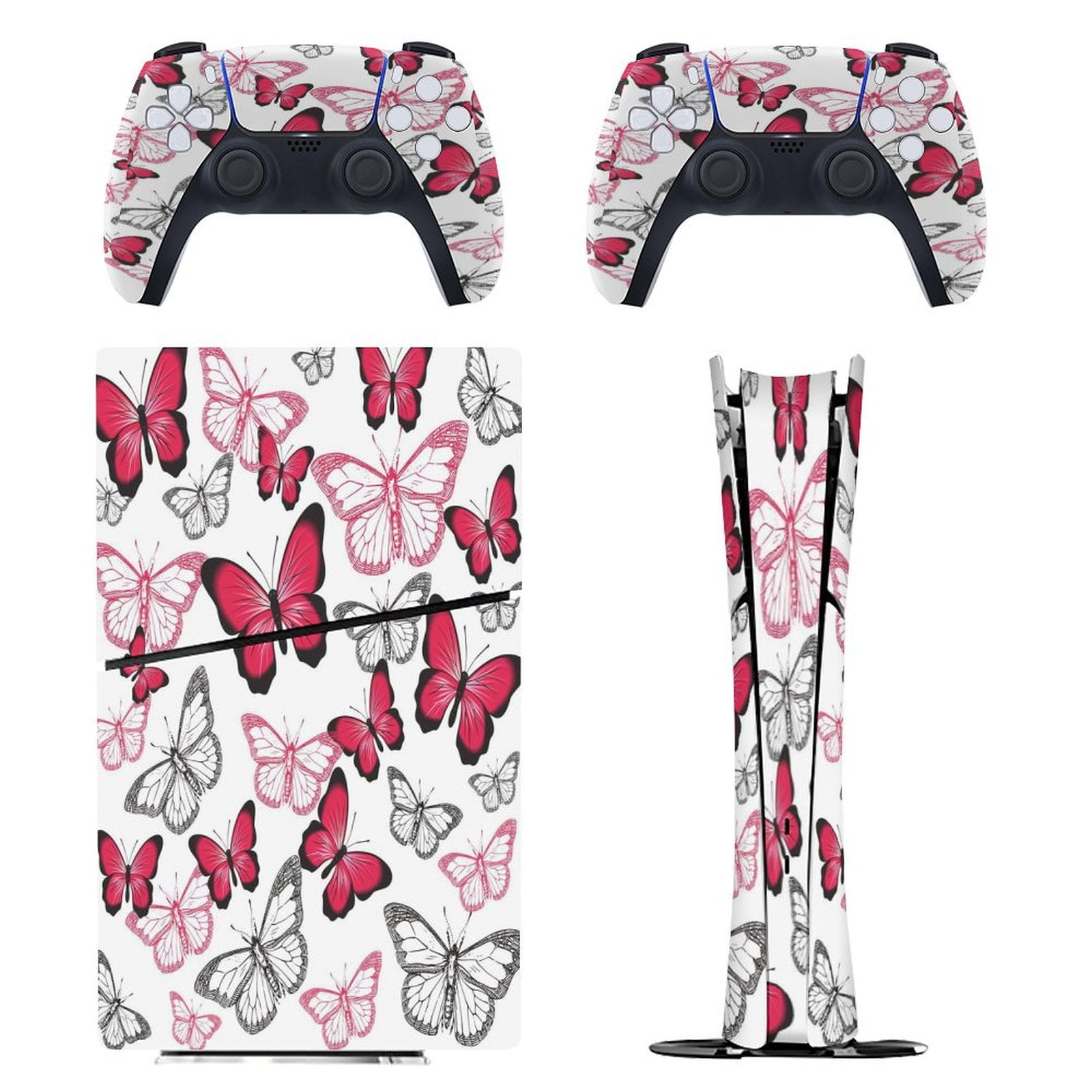Butterflies PS5/PS5 Slim Digital Disc Skin Sticker For Console And ...