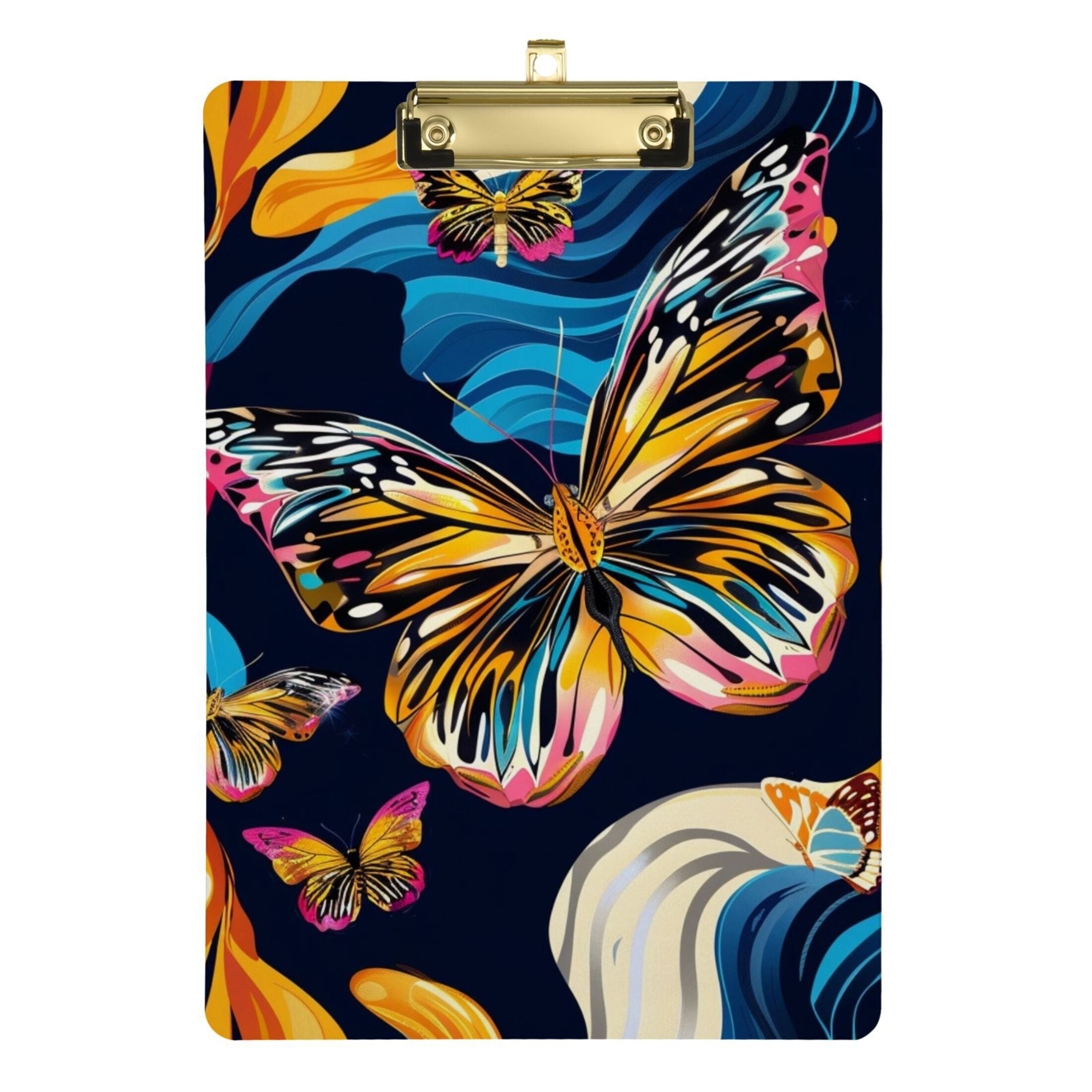 Butterflies Painting Acrylic Clipboards 12 x 9 Inch A4 Size with Low ...