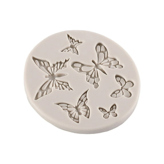 Butterflies Shaped Kitchen Baking Mold Silicone Cake Decorating Tools ...