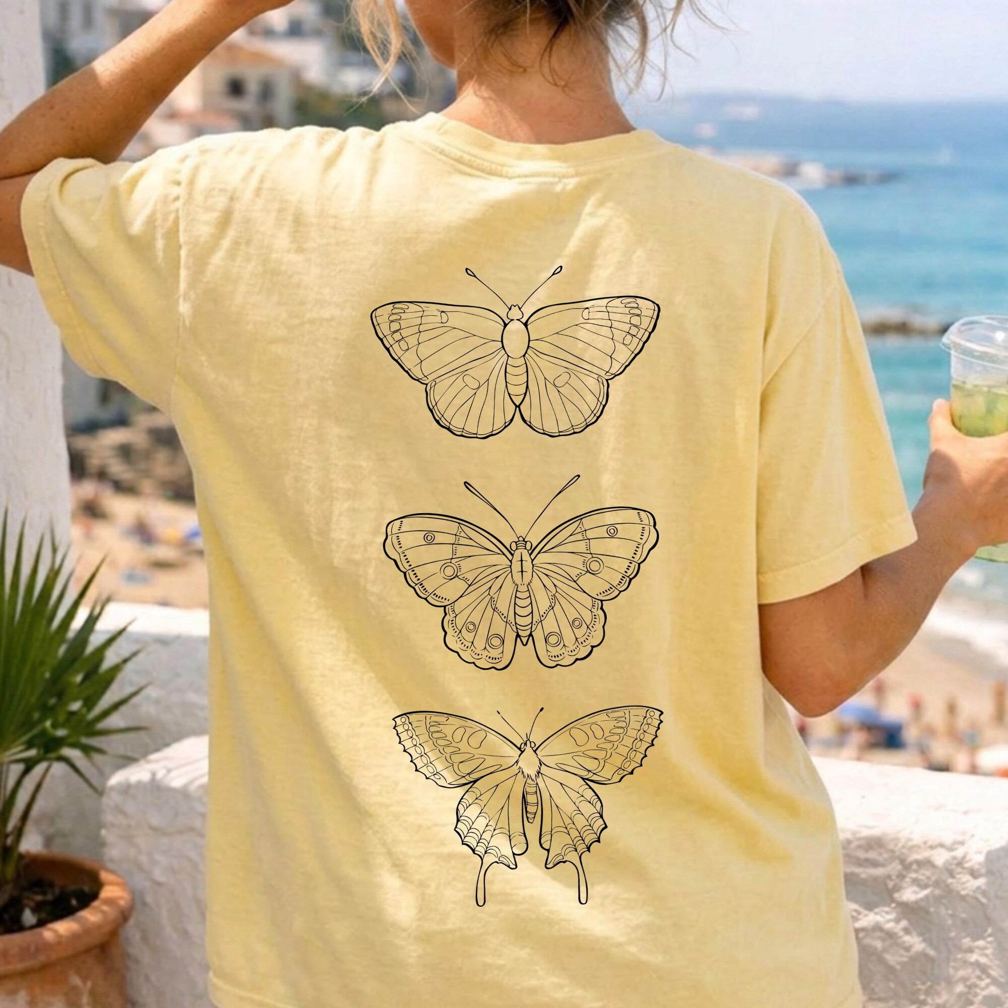 Butterflies Shirt Nature Lover Butterfly TShirt Moths Tshirt Boho ...