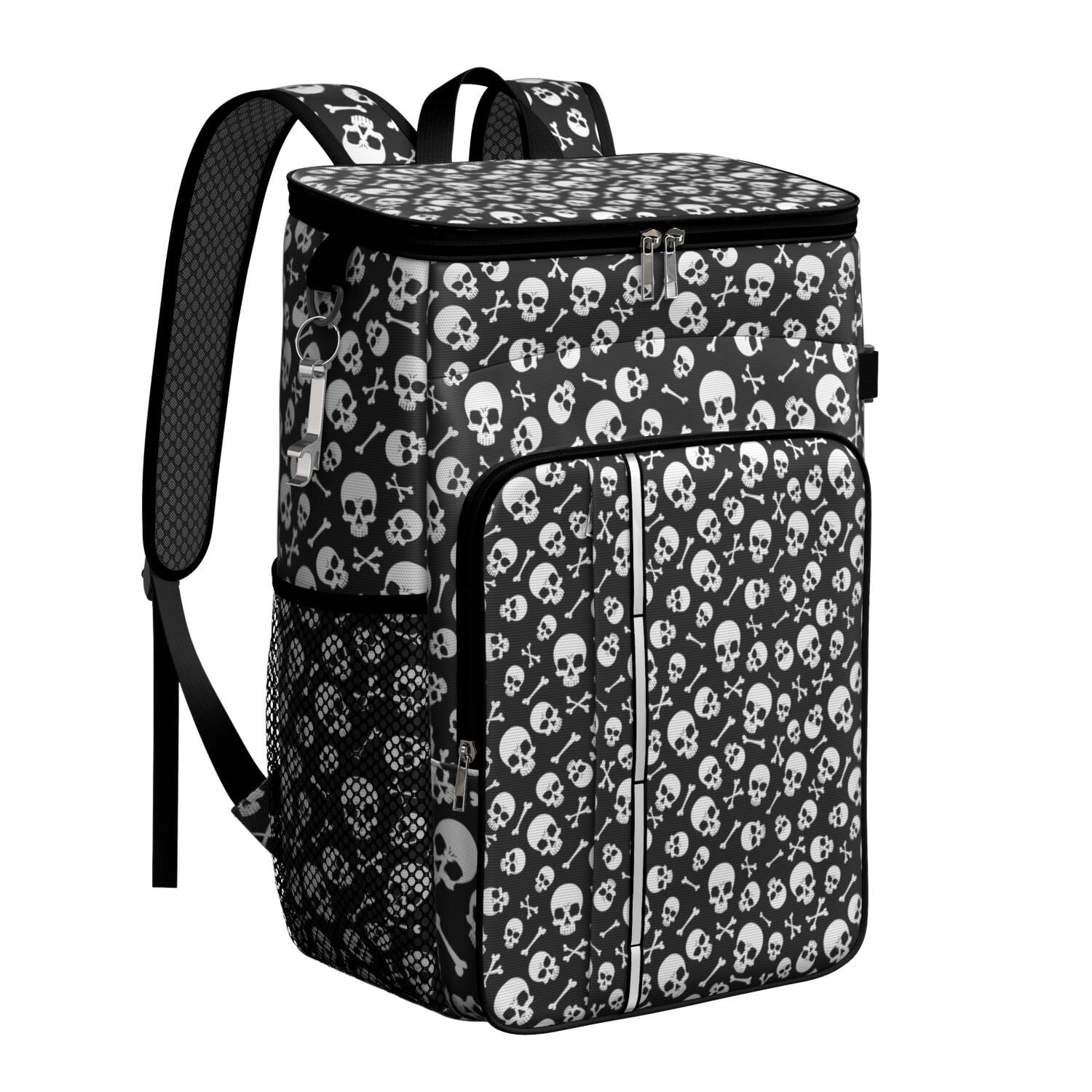 Butterflies & Snakes Print Cooler Backpack - 20L Insulated Soft Cooler ...