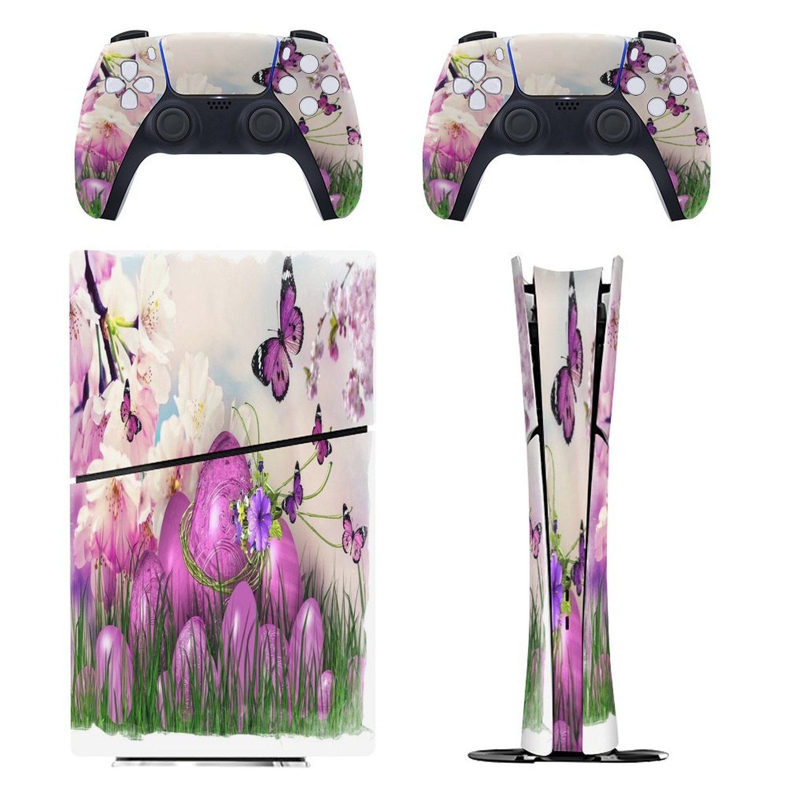 Butterflies, Spring, Eggs PS5/PS5 Slim Digital Disc Skin Sticker For ...
