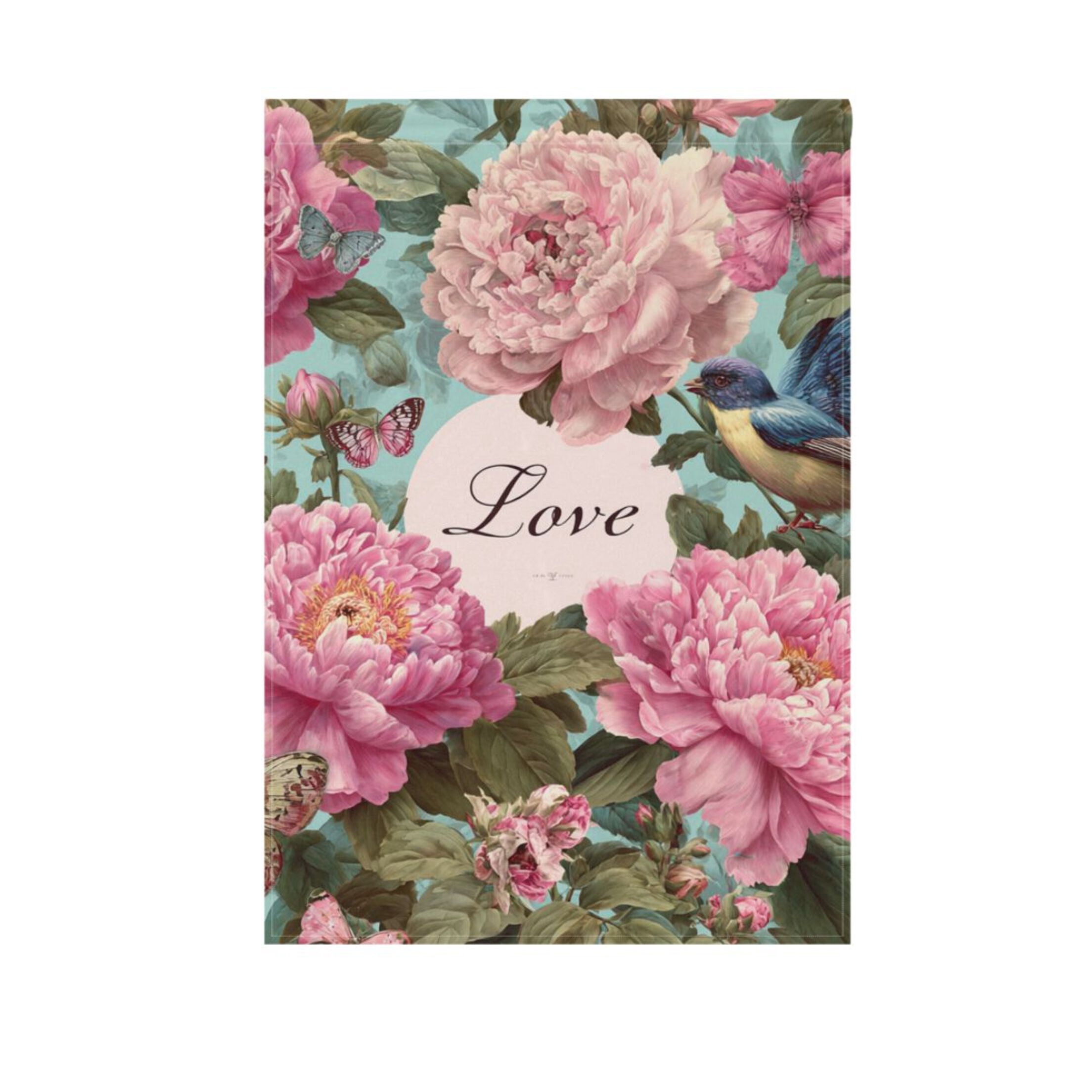 Butterflies and Birds Garden Flag Double Sided 12 x 18/28 x 40 Inch ...