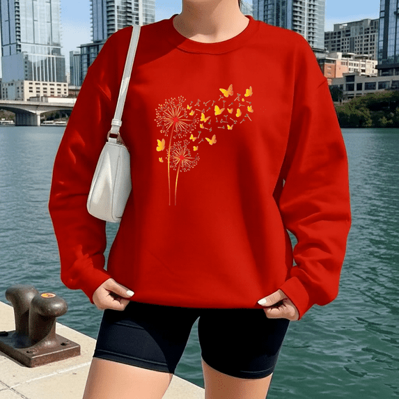 Butterflies and Flowers For Insect Lover Entomology Sweatshirt, for Men ...