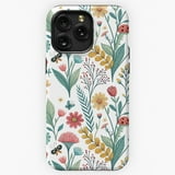 Butterflies and Ladybugs with Colorful Wildflowers iPhone Case 17 16 15 ...