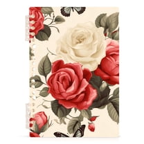Bow and Plaid Spiral Notebooks 60 Sheets 120 Pages A5 Journal Notepad 8 ...