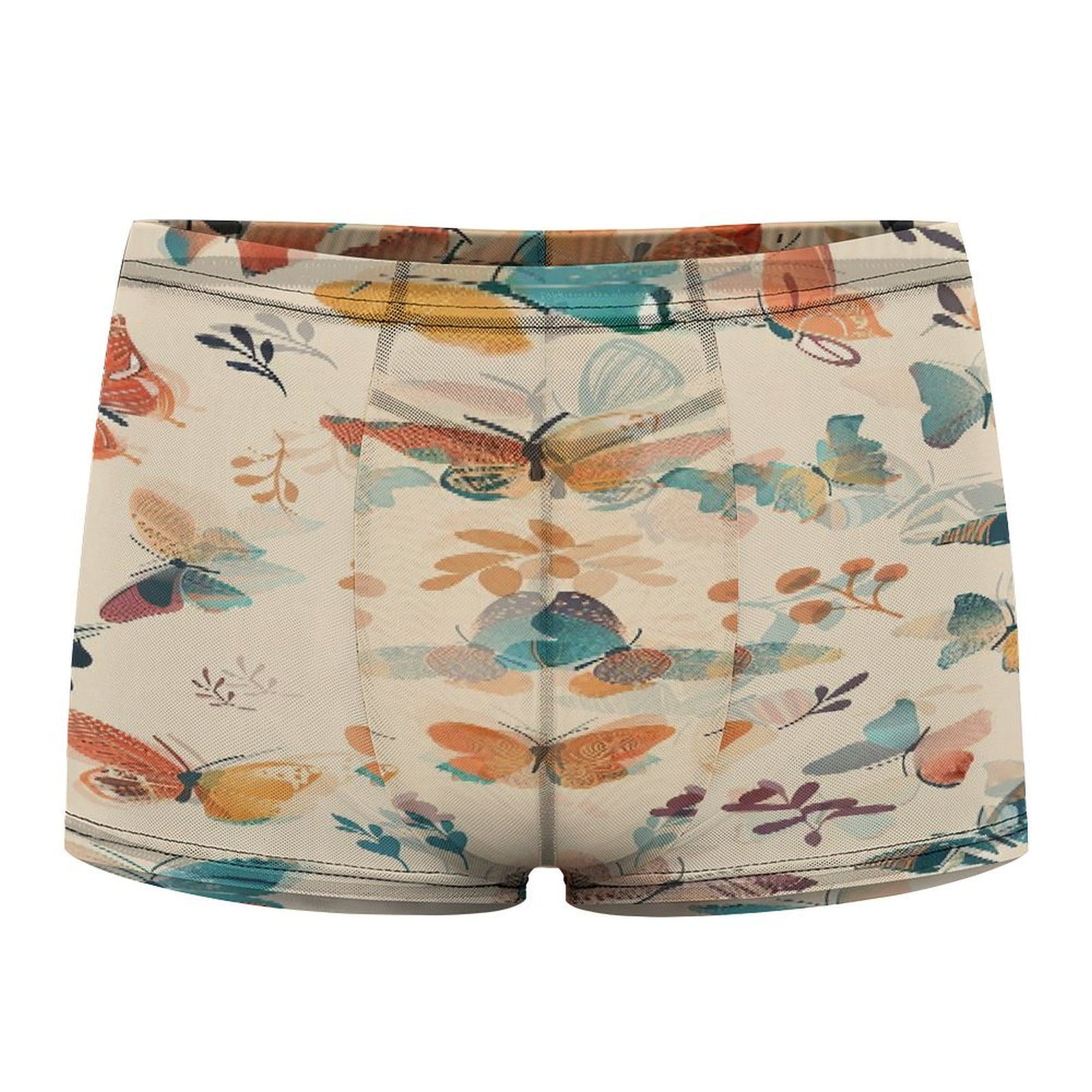 Butterflies in Spring Men's Mesh Boxer Briefs Cooling Breathable Sports ...