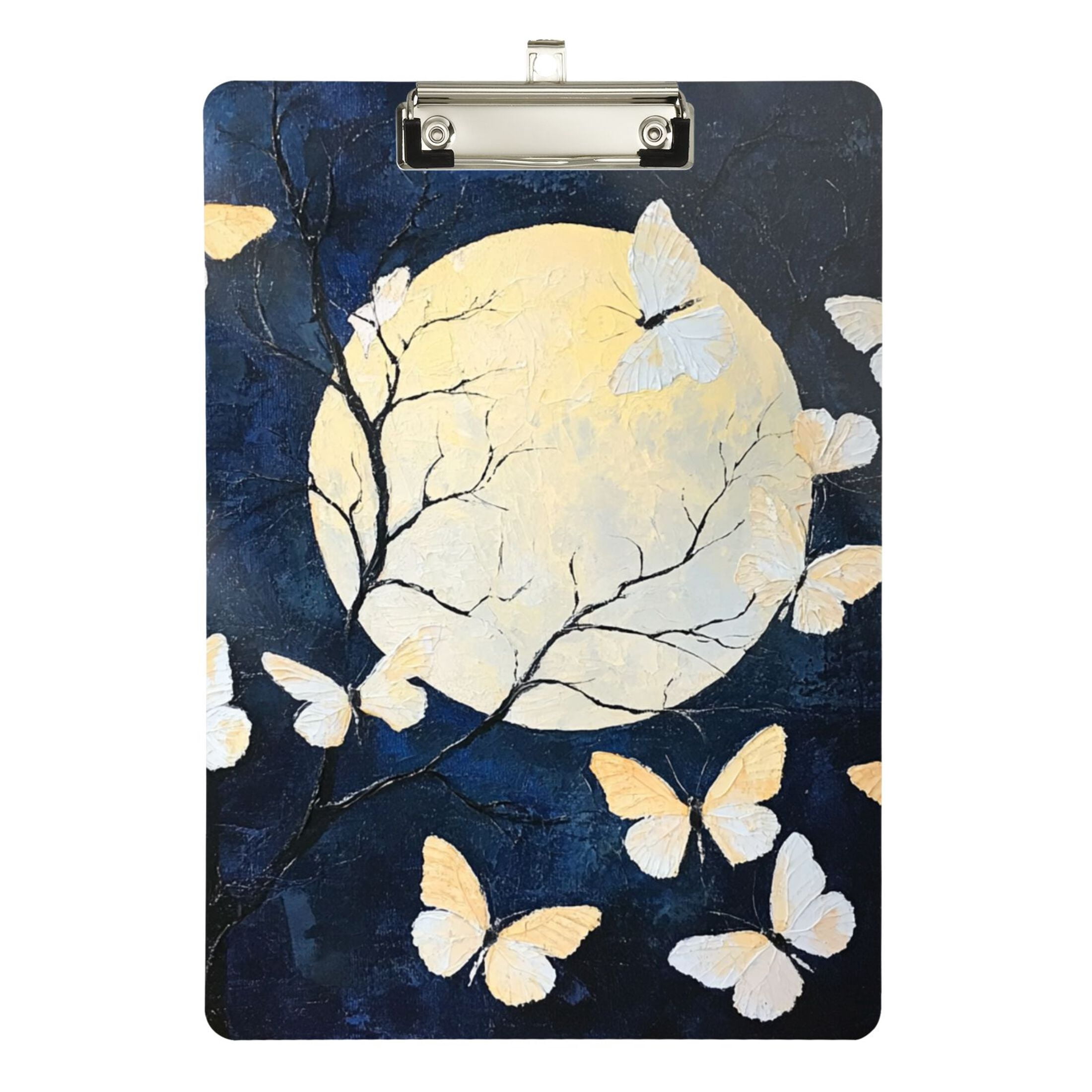 Butterflies in The Moonlight Acrylic Clipboard Drawing Board Clipboard ...