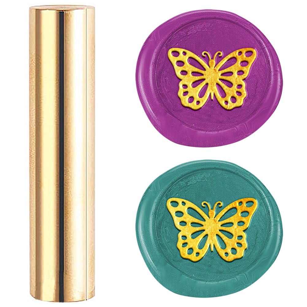 Butterfly 15mm Mini Brass Wax Seal Stamp Wax Seal Insect Vintage ...