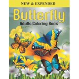 Butterfly Adults Coloring Book - Walmart.com