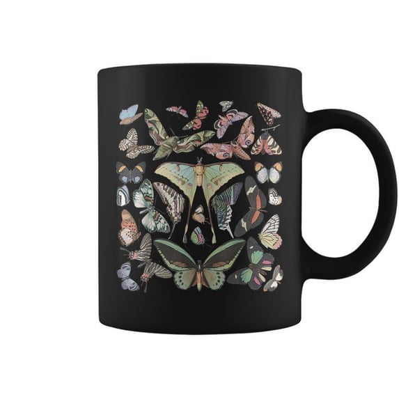 Butterfly And Moth Cute Graphic For Teacher Womens Coffee Mugs ...