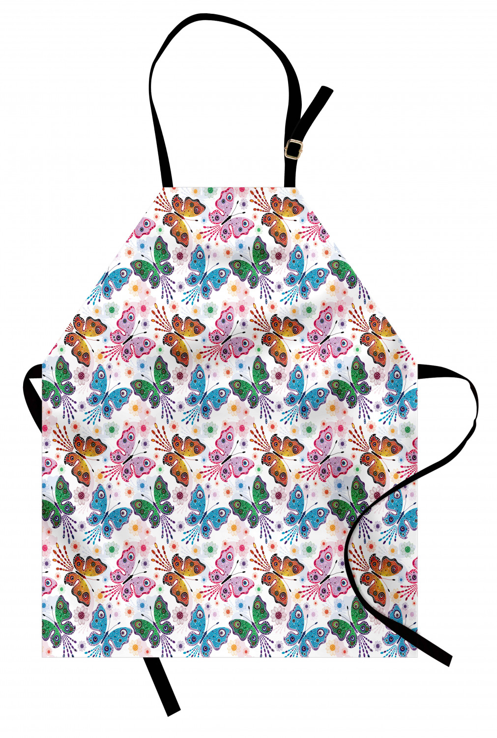 Butterfly Apron Floral Arrangement with Vibrant Colored Butterflies ...
