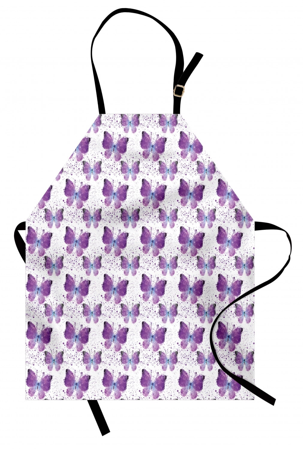 Butterfly Apron Surreal Star Patterned Background with Polygonal ...