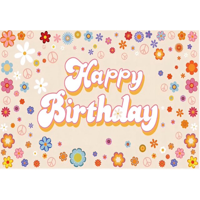 Butterfly Background Birthday Party rations Banner Spring Theme Happy ...