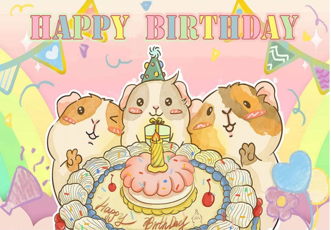 Butterfly Background Birthday Party rations Banner Spring Theme Happy ...