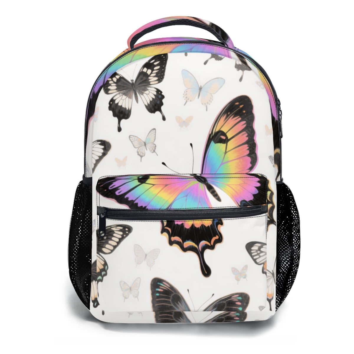 Butterfly Backpack Full Print Bag Waterproof Unisex Travel Outdoor Gift ...