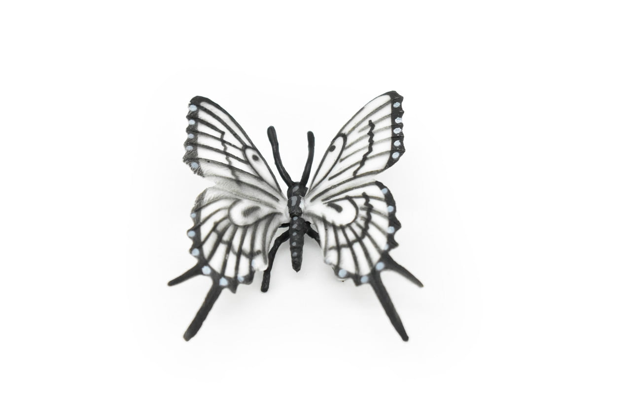 Butterfly, Black & White, Very Nice Rubber Figure, Model 2" F4466 B46 ...