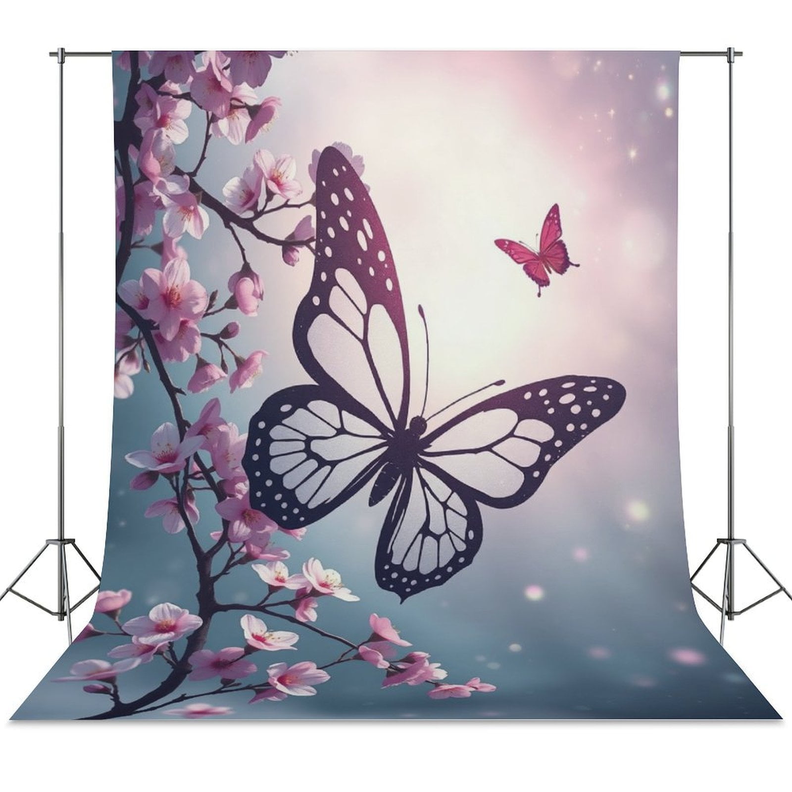 Butterfly Blossom Beauty Decorations BackdropPortrait Photography Background Photozone - Walmart.com