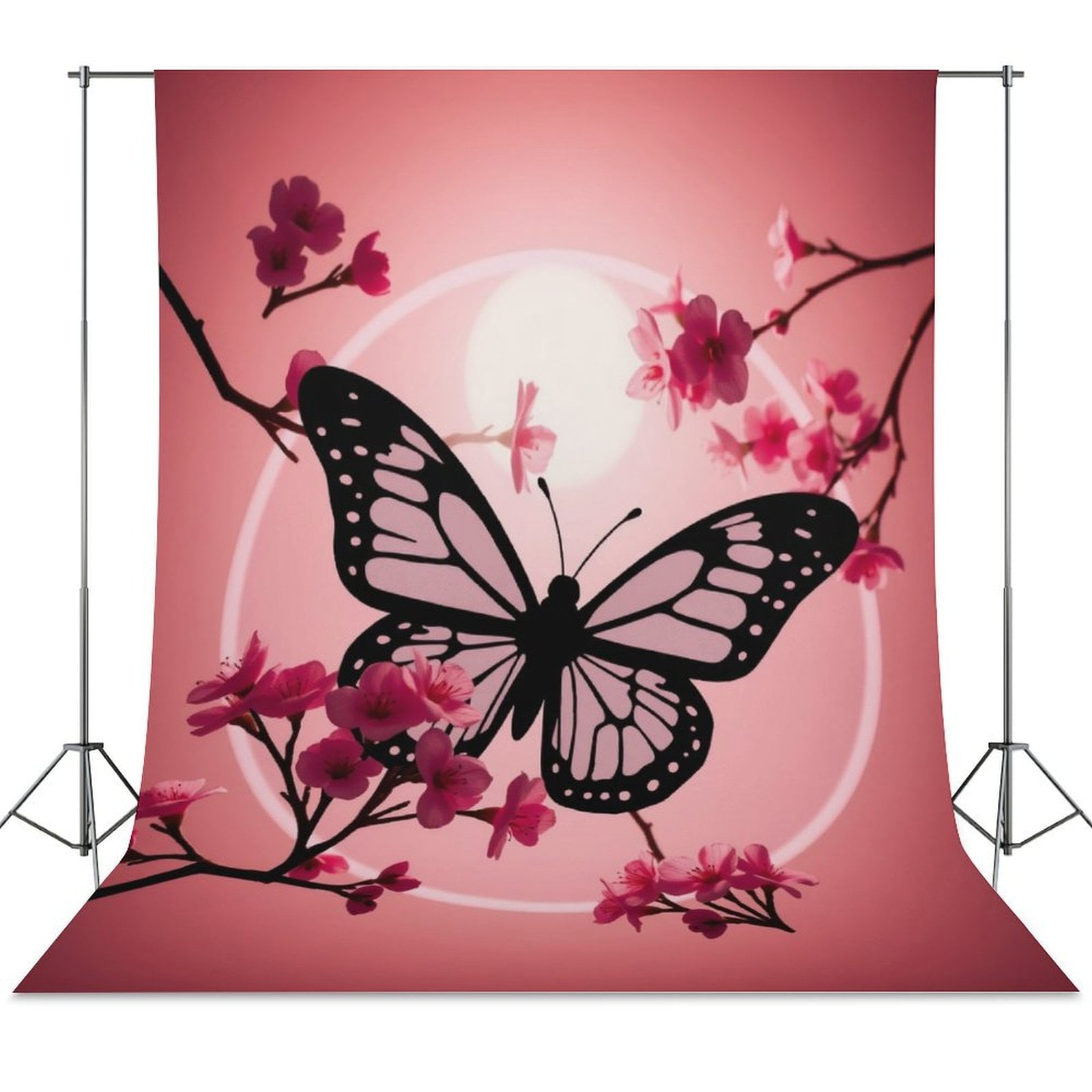Butterfly Blossom Beauty Party Backdrop Birthday Decoration Backgrounds ...