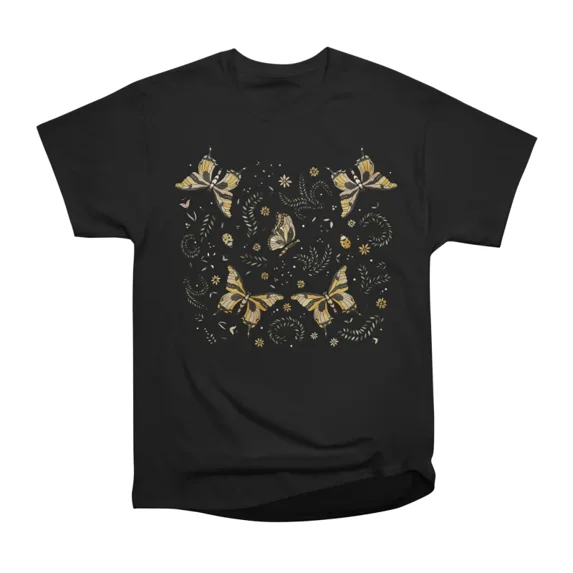 Butterfly Blossom T-Shirt Tee Gift For Him Merch For Her Apparel For ...