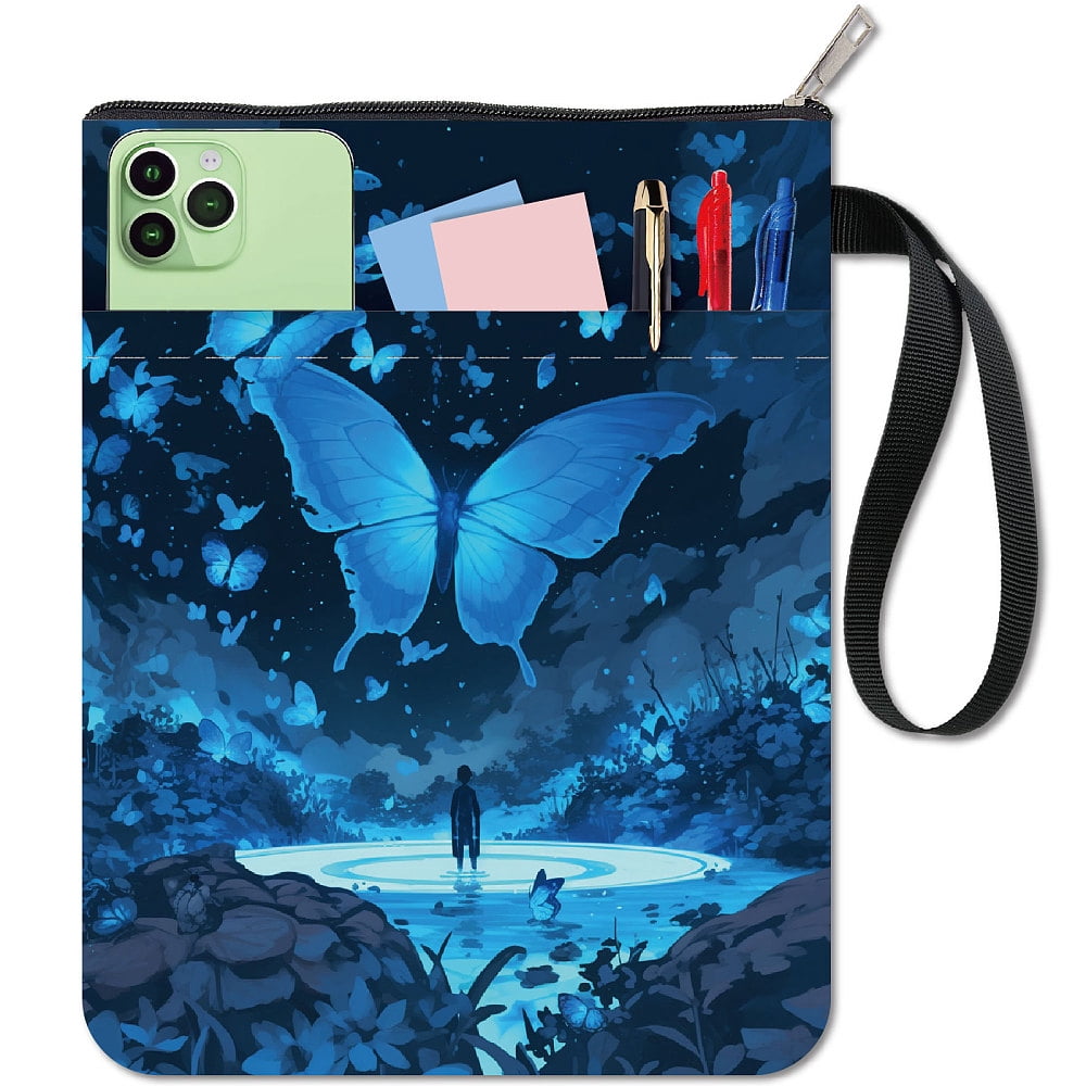 Butterfly Book Sleeve Blue Book Covers Book Protector - Walmart.com