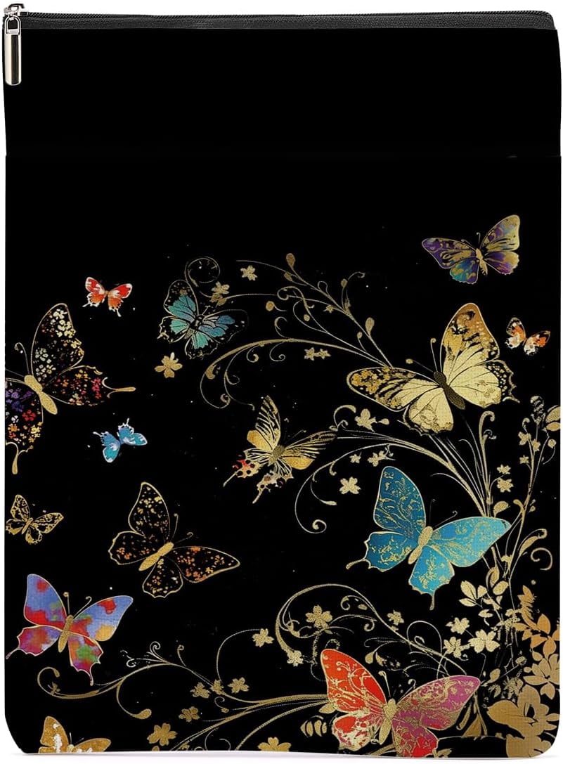 Butterfly Book Sleeve Books Lovers Gifts Aesthetic Cover Protector with ...