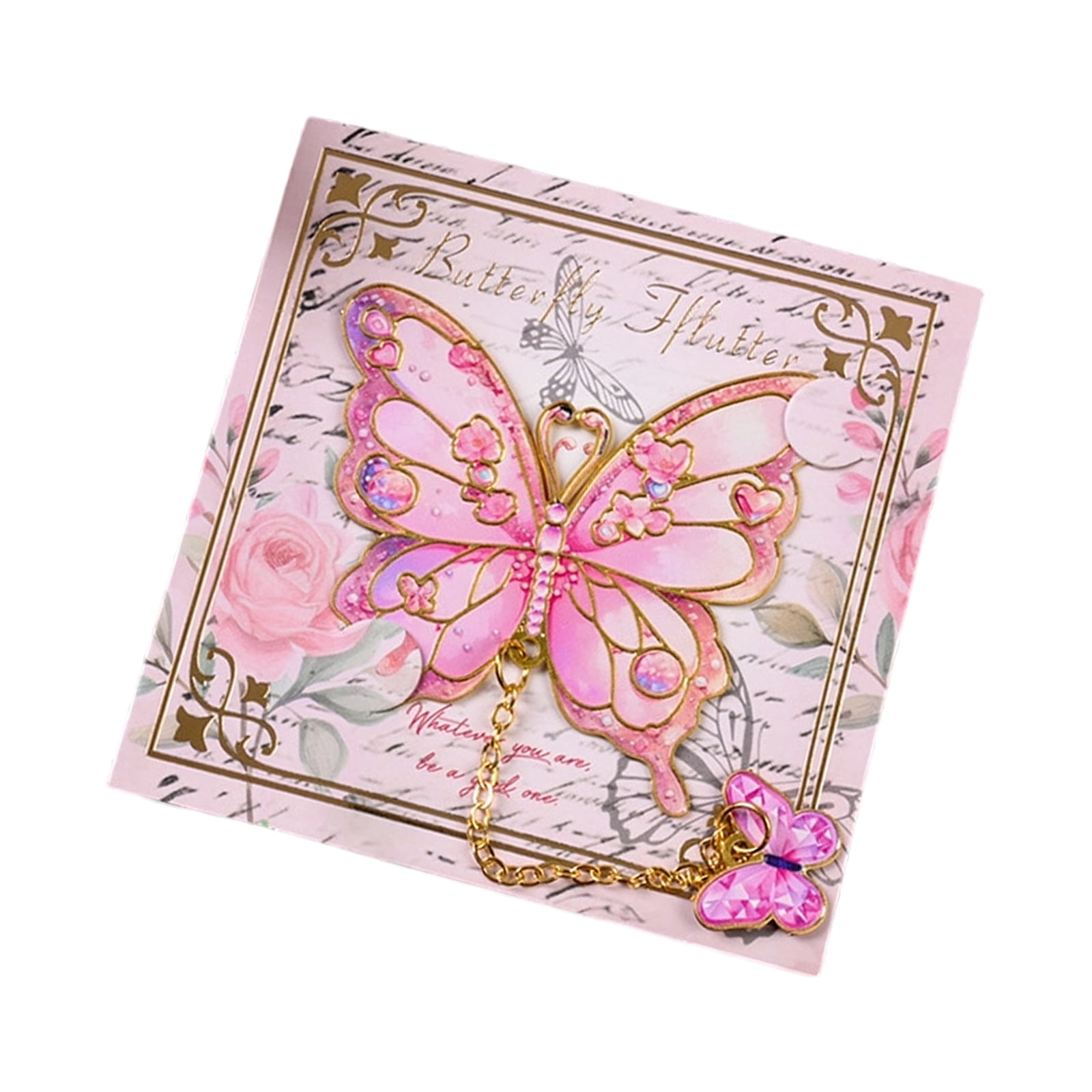 Butterfly Bookmarks Decorative Metal Bookmarks with Chain Pendant ...