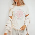 Butterfly Botanical Graphic Tee With Aloha Blooms Hand-Drawn Style ...