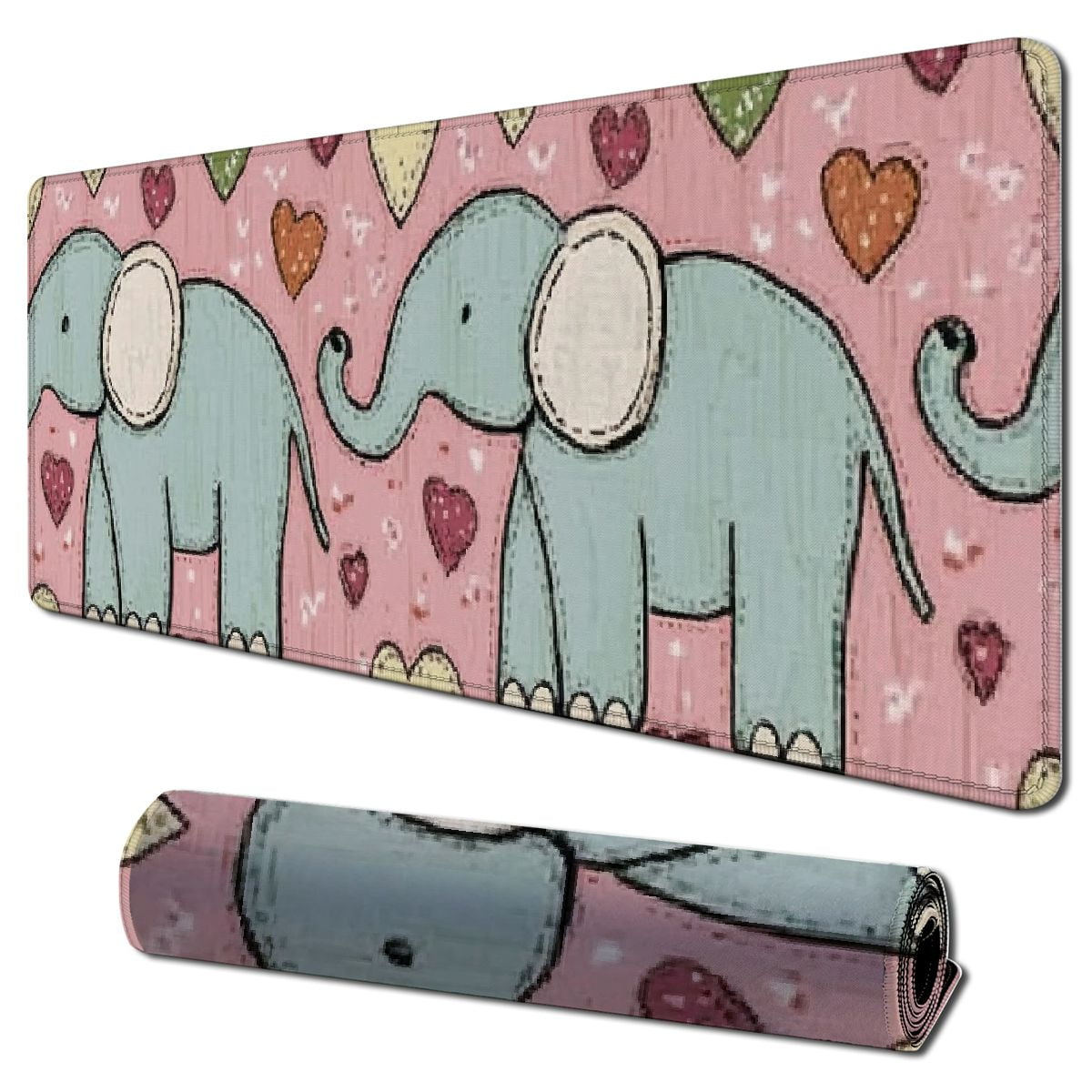 Butterfly and Bow Large Mouse Pad,Desk Mat for Desktop Keyboard Mouse ...