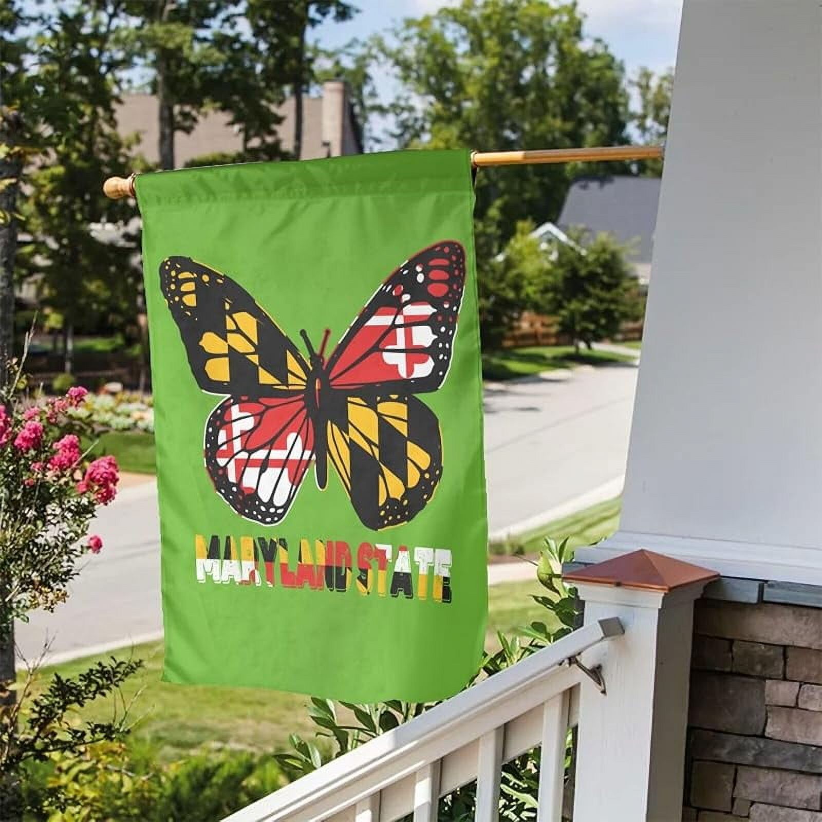 Butterfly Britain Flag Garden Flag 12 x 18 inches Vertical Banners Sign ...