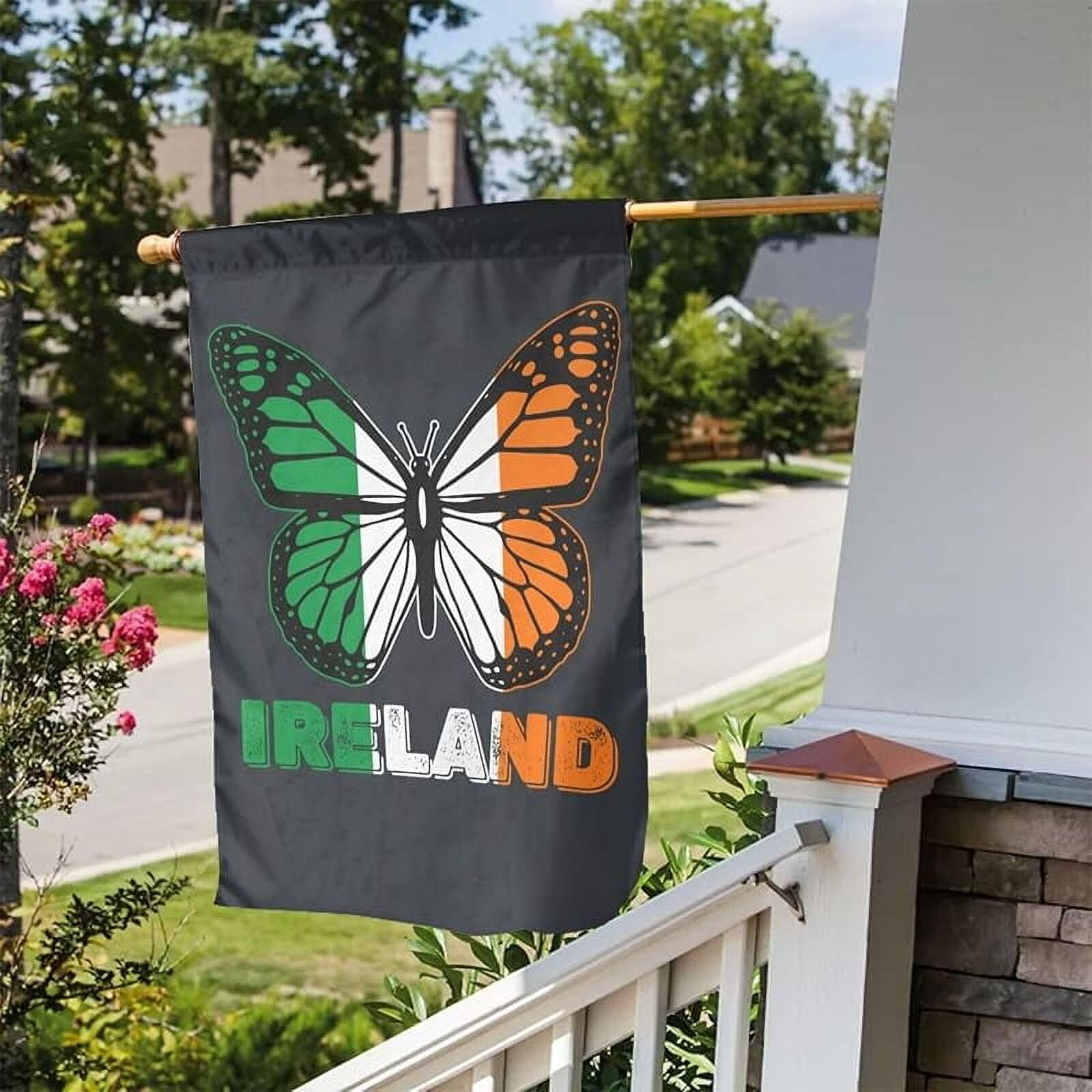 Butterfly Britain Flag Garden Flag 12 x 18 inches Vertical Banners Sign ...