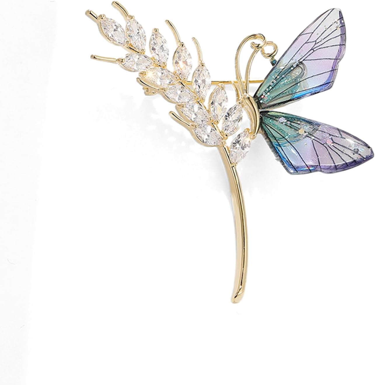 Butterfly Brooch,butterfly pin,Rhinestone Crystal Butterfly Brooch Pin ...