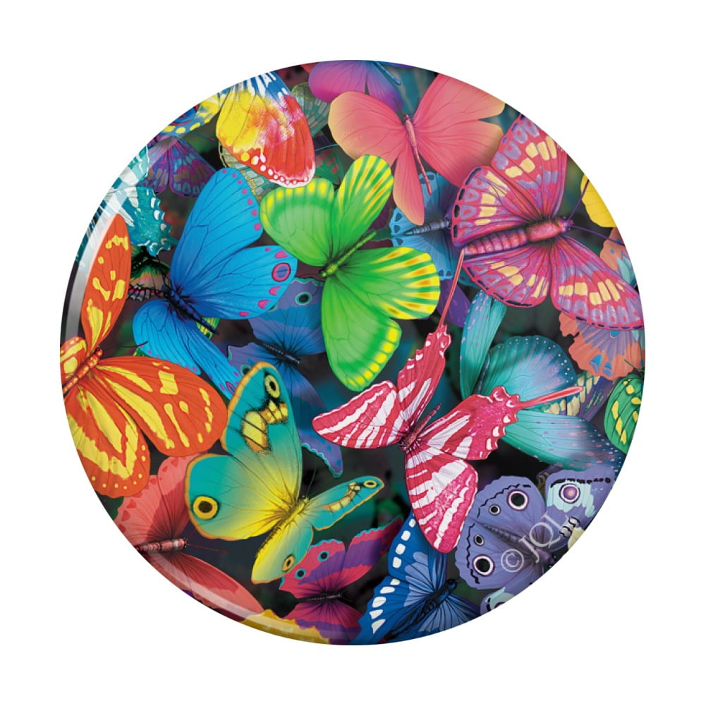 Butterfly Butterflies Rainbow Magic Kitchen Refrigerator Locker Button ...